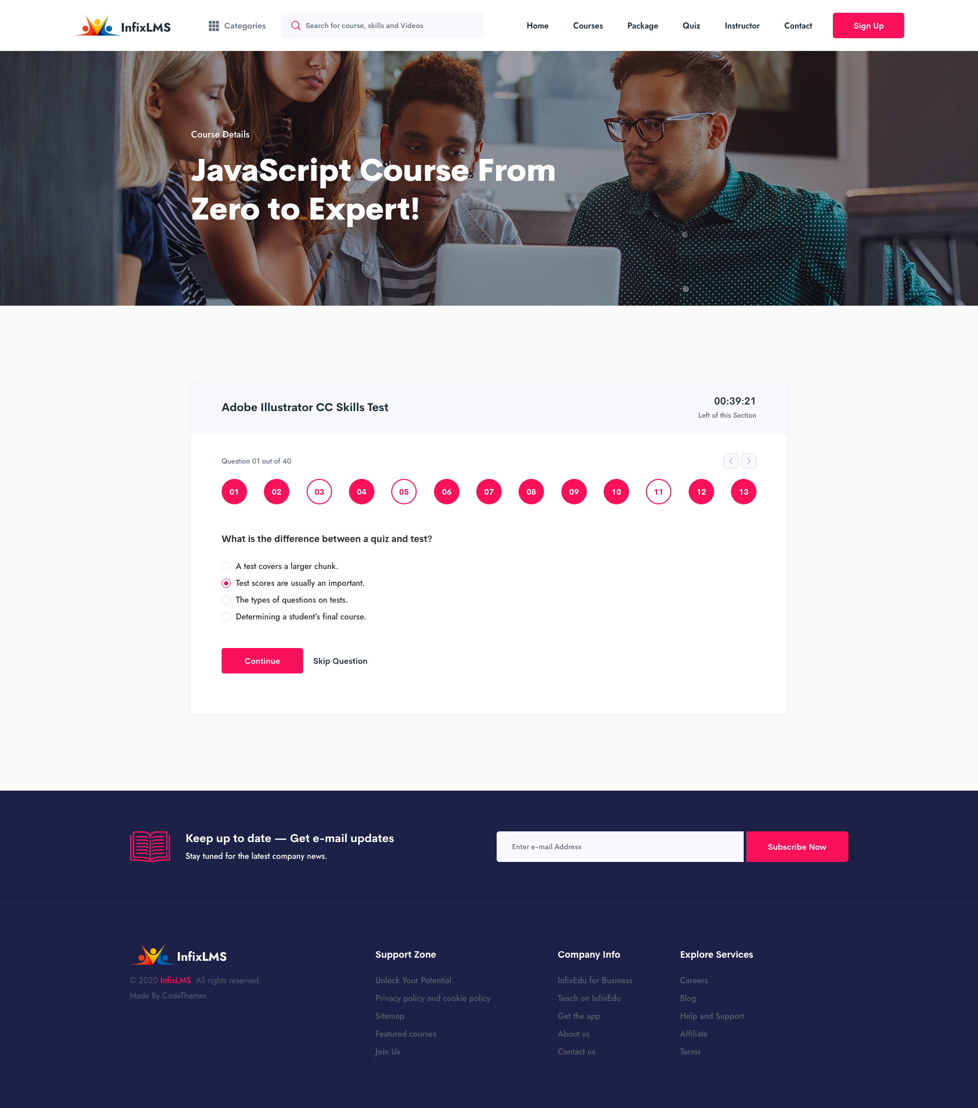 Infix LMS - Learning Management System by CodeThemes | CodeCanyon